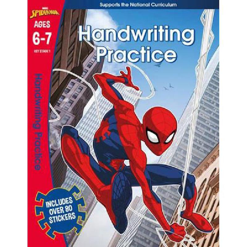 Spider-Man: Handwriting Practice, Ages 6 - 7 Spider-Man Staffs of ...