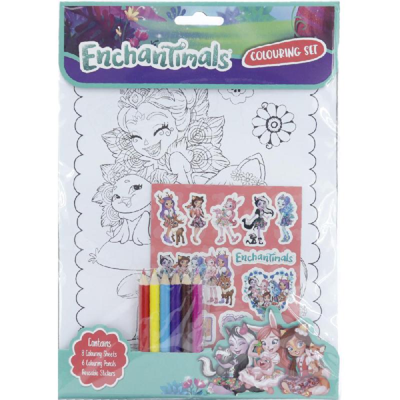 Enchantimals Colouring Set Staffs of Alligator Books - مكتبة جرير السعودية