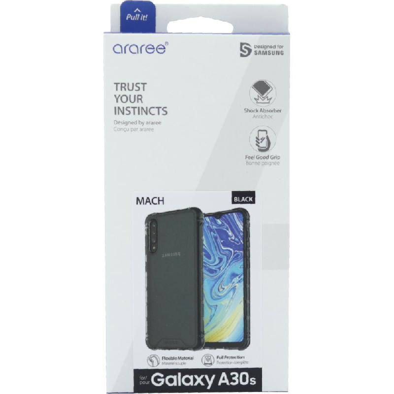 Araree Mach Back Cover Mobile Case for Samsung Galaxy A30s Black Araree
