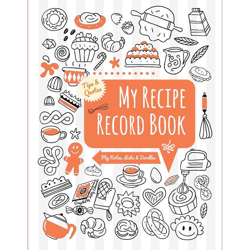 My Recipe Record Book Notes & Doodles Kitty Edwards - Jarir.com KSA