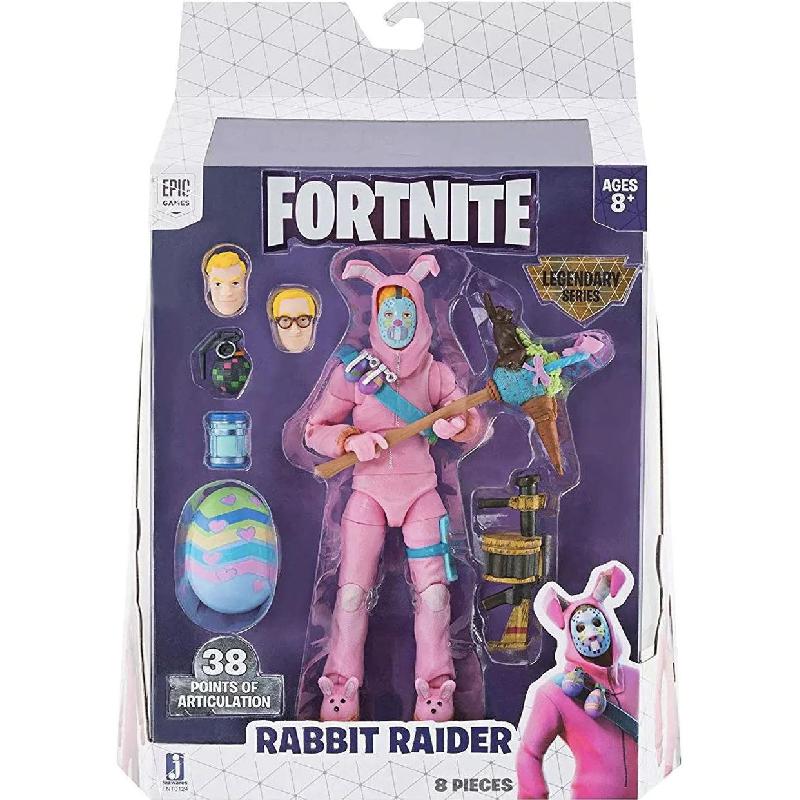 Jazwares Fortnite Legendary Series, Rabbit Raider Action Figure Pink ...
