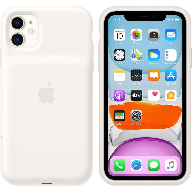 Apple Smart Mobile Case with Battery for iPhone 11 Soft White Apple