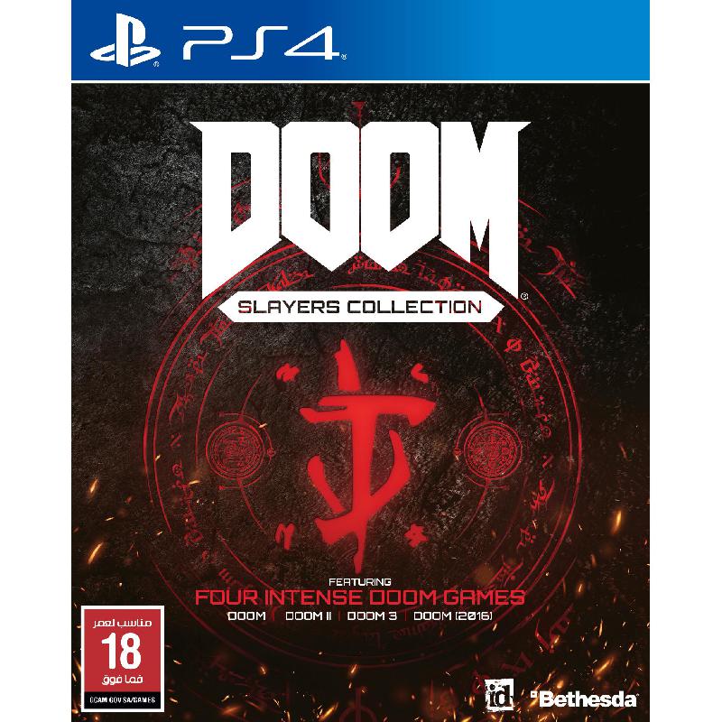DOOM: Slayers Collection PlayStation 4 (Games) Blu-ray Disc Bethesda ...