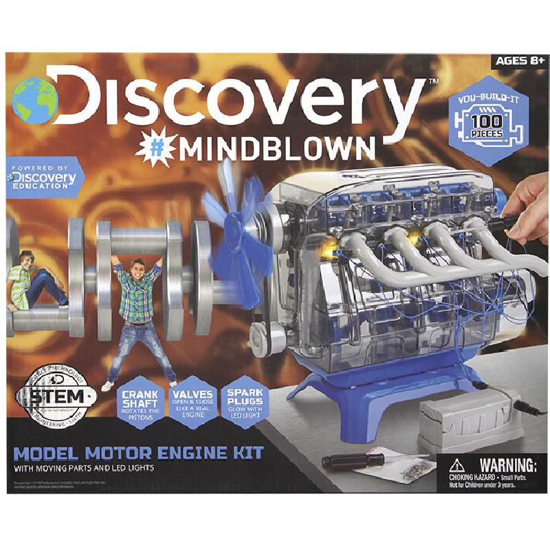Discovery Mindblown Model Motor Engine Kit Science Learning Activity ...