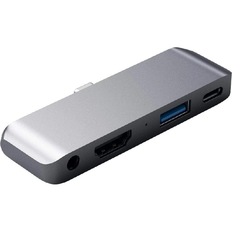 SATECHI 4-in-1 Multi-port Station. 4 Port (HDMI/USB-C/USB 3.0/Audio ...