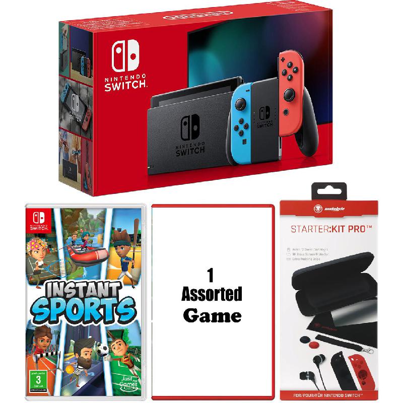Nintendo Switch 32 GB Bundle with Instant Sports;1 Assorted Game ...