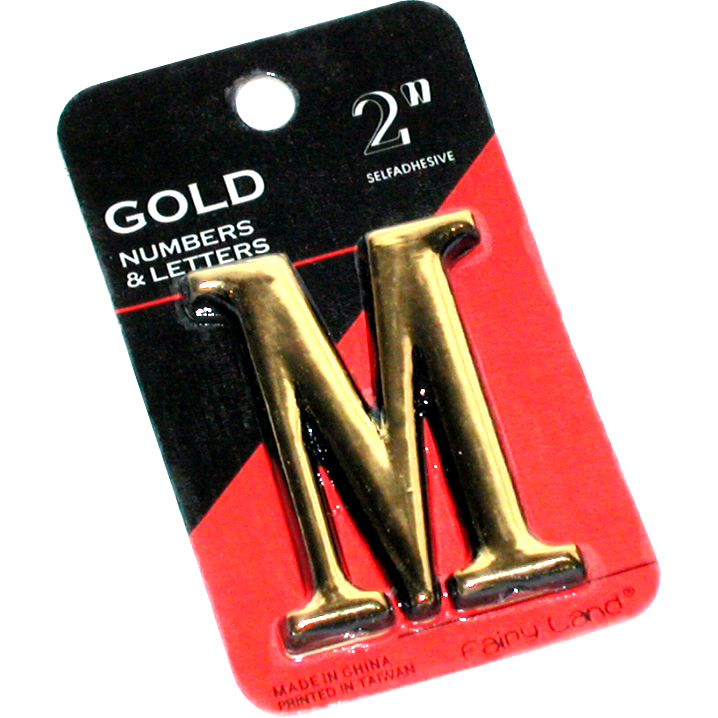 Self Adhesive Letters M - Jarir Bookstore Qatar